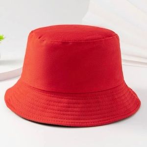 Passion of Essence | Accessories | Y2k Red Bucket Vintage Hat | Poshmark